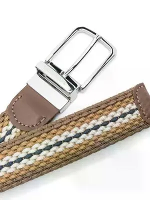 Paul & Shark Reversible Braided Belt - Brown