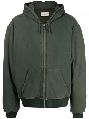 HOLZWEILER Loken Padded Zip-up Hoodie - Green