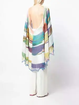Maticevski Abstract-print Draped Tunic
