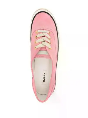 Bally Calf Leather Lace-up Sneakers