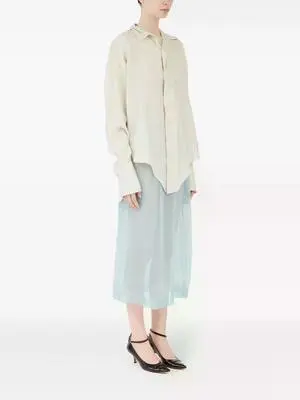 MAISON MARGIELA Long-sleeve Shirt With Signature Four-stitch Logo