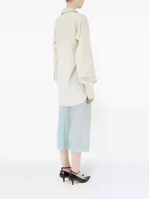 MAISON MARGIELA Long-sleeve Shirt With Signature Four-stitch Logo