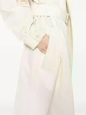 Y’s Dump Rooler Printing Trench Coat