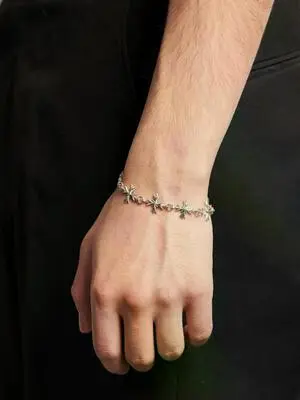 Emanuele Bicocchi Sterling Crest Chain Bracelet