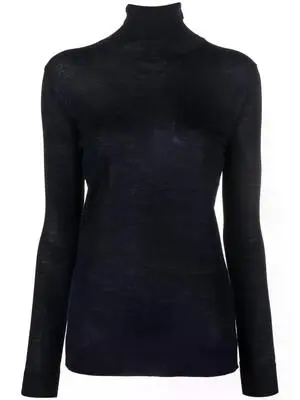 Woolrich Fine-knit Turtleneck Top - Blue