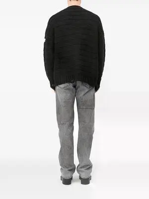 MAISON MARGIELA V-neck Knitted Cardigan