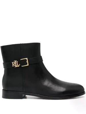 Ralph Lauren Brooke Ankle Boots - Black