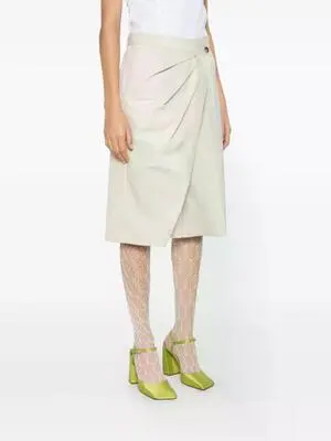 Viktor & Rolf Draped Knee-length Shorts