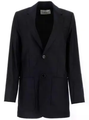 AMI Paris Single-breasted Wool Blazer