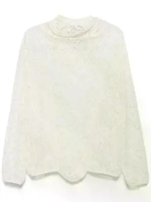 JUNTAE KIM Draped Lace Jumper