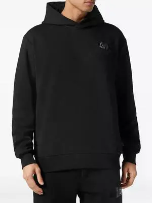 PLEIN SPORT Logo-print Hoodie - Black