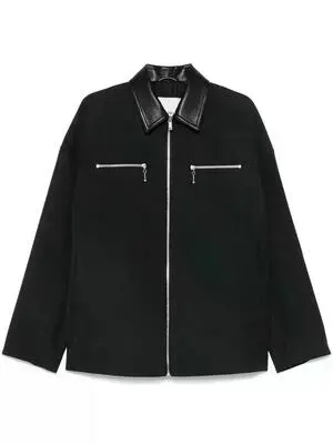 Nanushka Malachi Shirt Jacket - Grey