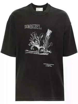 DOMREBEL Comic Kick Graphic-print Cotton T-shirt