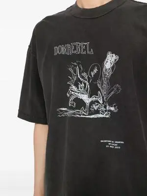 DOMREBEL Comic Kick Graphic-print Cotton T-shirt
