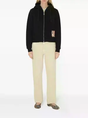 Burberry Check Label Hoodie