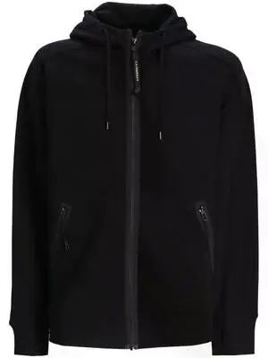 C.P. COMPANY Goggles-detail Zip-up Hoodie - Black