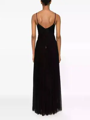 TWINSET Floral Appliqué Maxi Dress