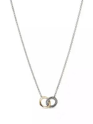 John Hardy 14kt Gold Jh Essential Linked Necklace - Silver