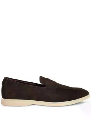 BOUGEOTTE Loafers With Logo Detail - Brown