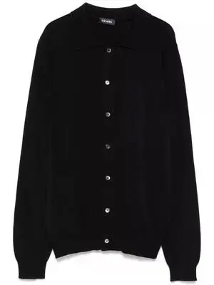 CENERE GB Knitted Shirt - Black