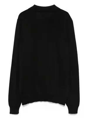 CENERE GB Knitted Shirt - Black