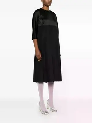 Comme Des Garçons Pleated Midi Dress