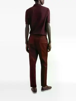 Dolce & Gabbana Fine-ribbed Polo Shirt