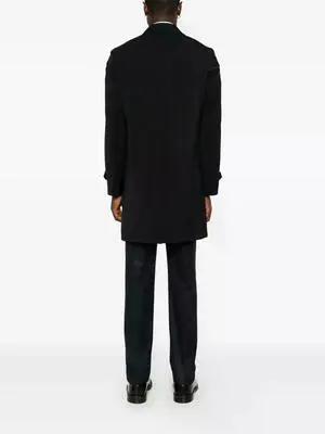 Herno Logo Plaque Gabardine Coat