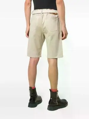 Off-White Belted Bermuda Shorts
