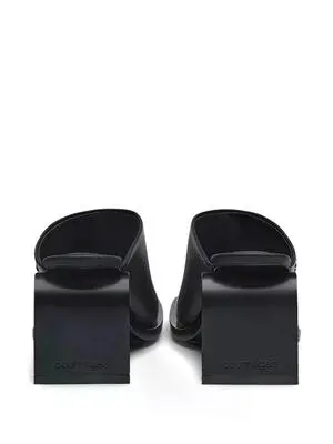 COURREGES Stream 75mm Leather Mules