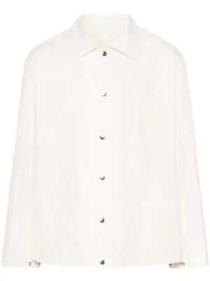 JIL SANDER Logo-print Jacket - Neutrals