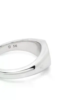 Tom Wood Joe Polished Signet Band Ring