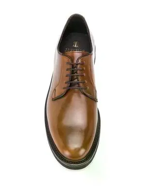 Brunello Cucinelli Cordovan Derby Shoes - Brown