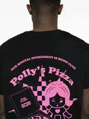 Gcds X Polly Pocket Pizza T-shirt - Black