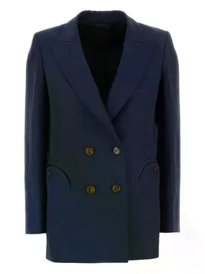 BLAZÉ MILANO Savannah Double-breasted Blazer - Blue