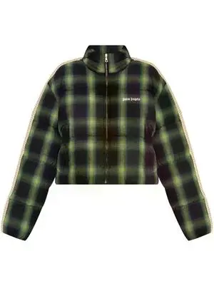 Palm Angels Checkered Puffer Jacket