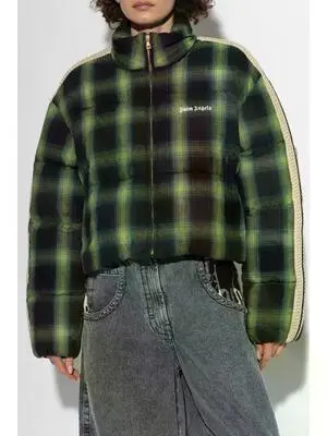 Palm Angels Checkered Puffer Jacket