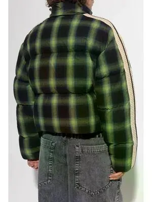 Palm Angels Checkered Puffer Jacket