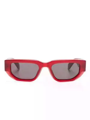 Off-White Greely Geometric-frame Sunglasses - Red