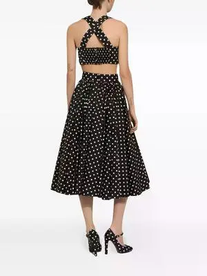 Dolce & Gabbana Polka Dot Corset Top