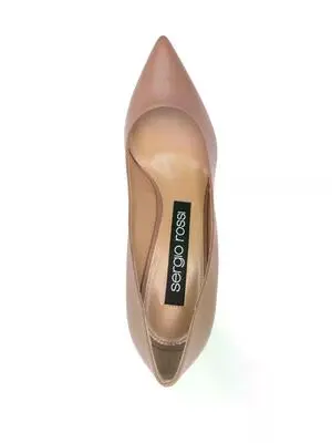 SERGIO ROSSI Godiva 75mm Pointed Toe Pumps