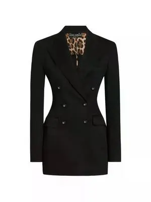 Dolce & Gabbana Milano-rib Double-breasted Blazer