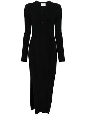 Loulou De Saison Eldara Midi Dress Black