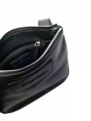 Emporio Armani Logo Embossed Messenger Bag