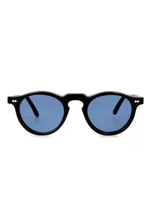 FAMILY AFFAIR Plinio Round Frame Sunglasses - Black