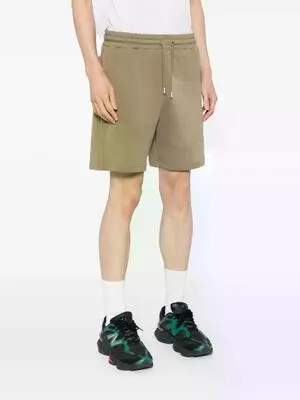 FLANEUR Logo Detail Cotton Shorts