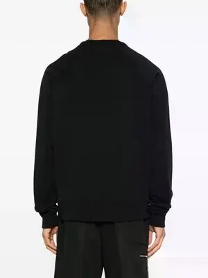 Maison Kitsuné Cotton Sweatshirt With Fox Motif - Black