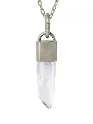 PARTS OF FOUR Sterling Lemurian Quartz Pendant Necklace - Silver