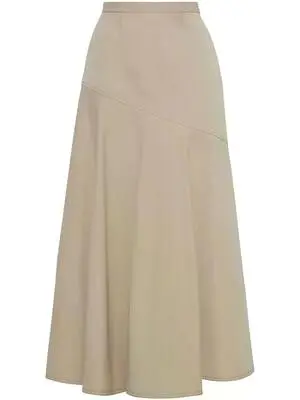 Adam Lippes Draped Midi Skirt