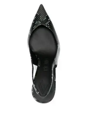 Attico Cheope Pumps With Sculptural Heel - Black